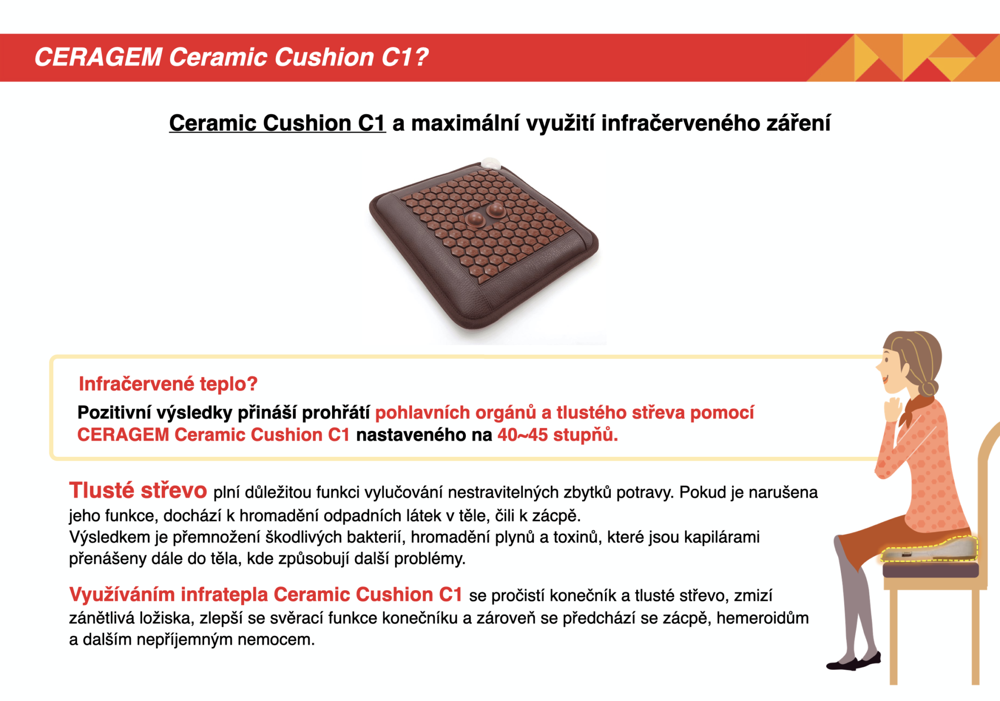 Ceramic Cushion C1 | Ceragem Brno